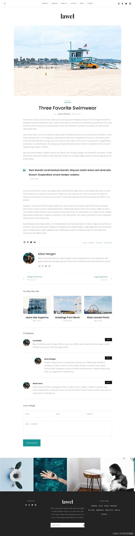 Htmlcssjavascript旅游网 旅游网模板html代码mob64ca14040d22的技术博客51cto博客