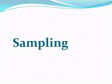 Sampling Measurement And Stats2013 Ppt