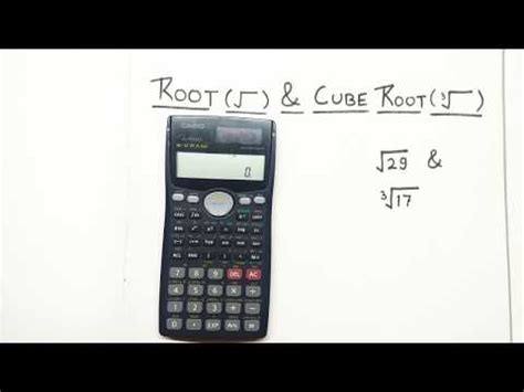 Where Is The Cube Root Button On A Scientific Calculator