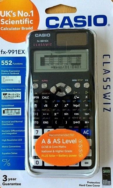 Casio Fx 991ex Classwiz Scientific Calculator Black New £29 99 Picclick Uk