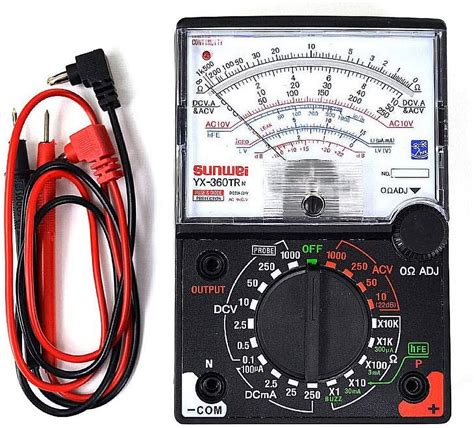 Analogue Meter Multimeter Multitester Amp Volt Ohm Voltage Tester Meter Diode Continuity Test