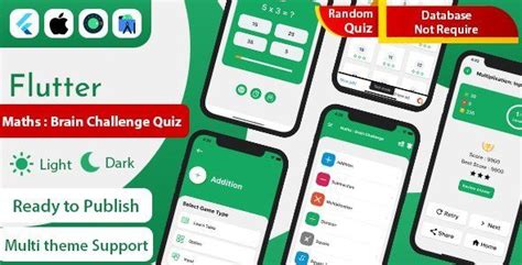 Flutter Maths Quiz Brain Challenge With Admob Ready To Publish Codemarket