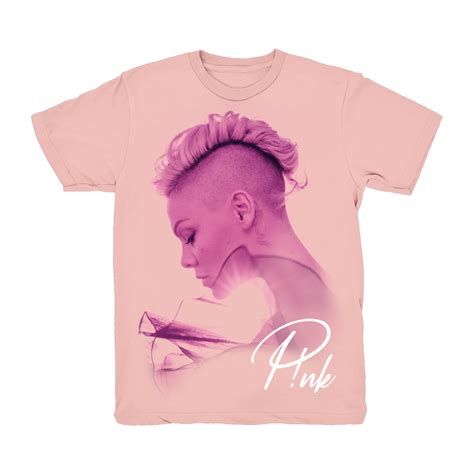 P Nk Silhouette Photo Peach Tee P Nk Official Store