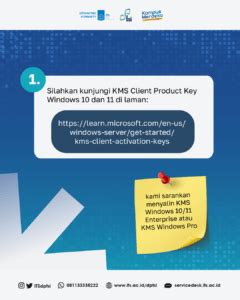 Activating Windows 10 11 Using KMS DPTSI