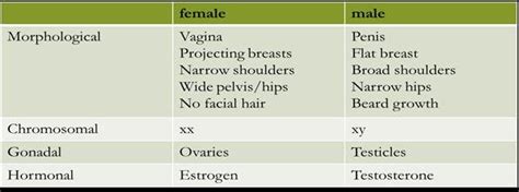 So Called Biological Sex Supposedly Unambiguous And Clearly Download Scientific Diagram