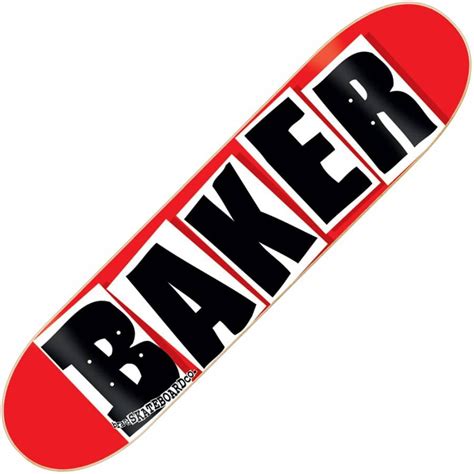 Baker Skateboards Baker Brand Logo Black Skateboard Deck 7 875 Baker