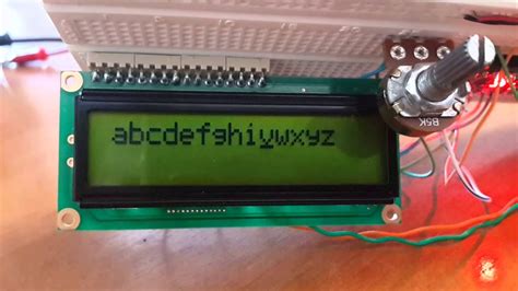 Lcd Arduino Potenciómetro Youtube