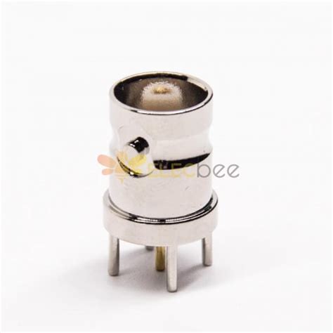 Bnc Connector 180 Degree Jack Through Hole For Pcb Mount 50 Ohm