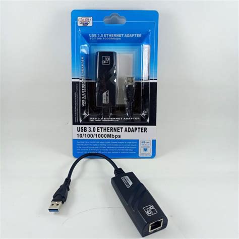 Jual Usb 3 0 Ethernet Adapter 10 100 100mbps Shopee Indonesia