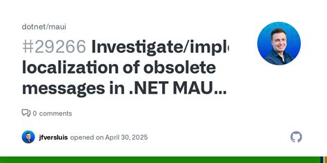 Investigateimplement Localization Of Obsolete Messages In Net Maui