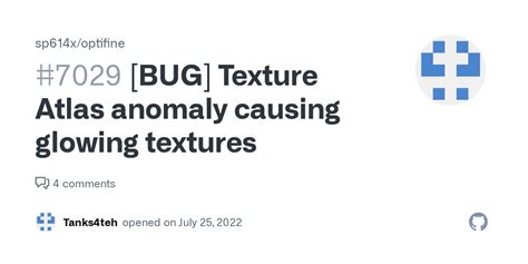 Bug Texture Atlas Anomaly Causing Glowing Textures · Issue 7029