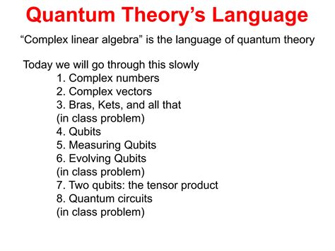 Lecture2ppt Quantum Computing Dave Bacon Ppt