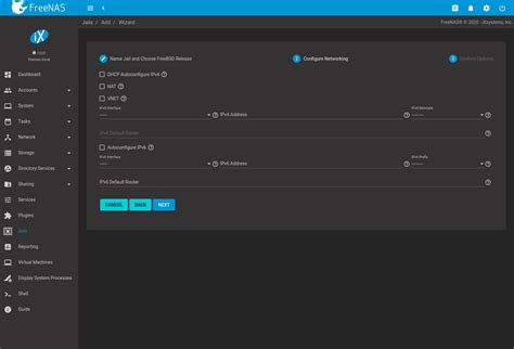 16 Jails — Freenas®113 U5 User Guide Table Of Contents