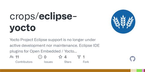 Github Cropseclipse Yocto Yocto Project Eclipse Support Is No Longer Under Active