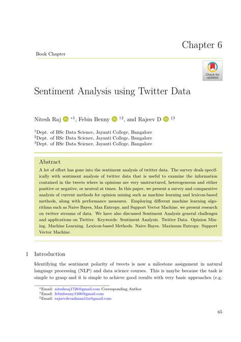 Pdf Sentiment Analysis Using Twitter Data