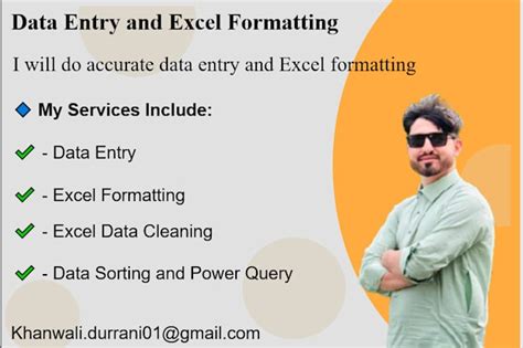 Do Data Entry And Excel Formatting By Khanwalidurrani Fiverr
