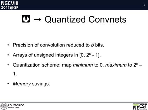 Fast Algorithms For Quantised Convolutional Neural Networks Ppt