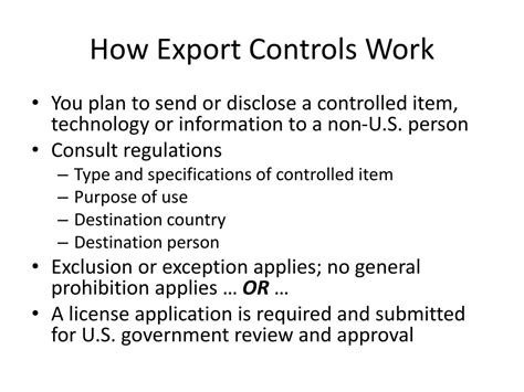 PPT Export Control Nuts Bolts PowerPoint Presentation Free Download ID 1488580