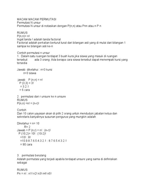 Macam Macam Permutasi Pdf
