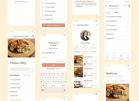 Caco Cooking UI Kit Uifree