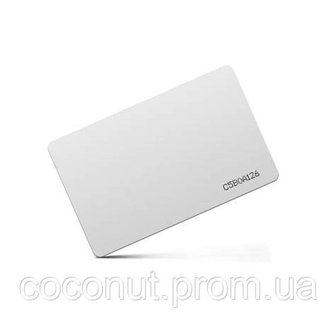 Бесконтактная карта Ic Mifare 13 56 МГц 1k толщина 0 8 мм цвет белый г Id 2225912216 цена