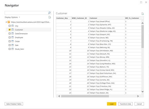 Connecting An Astera Data Model To A Third Party Visualization Tool — Data Warehouse Builder 10