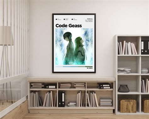 Code Geass Poster Minimalist Poster Anime Poster Wall Art Wall