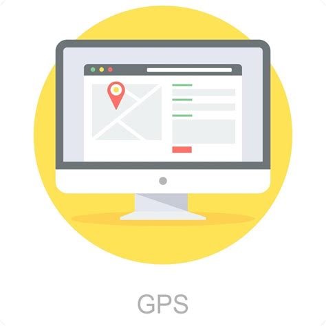 GPS And Map Icon Concept Vector Art At Vecteezy