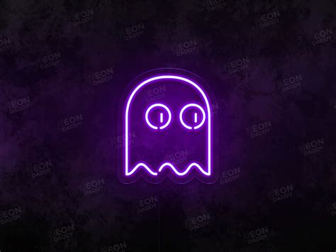 Ghost Pacman Led Neon Sign Neon Daddy
