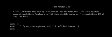 Packer Qemu Error Grub Corescriptfunctionc119cant Find Command `fg` When Ovmf
