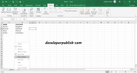 How To Protect Sheet In Microsoft Excel Excel Tutorials