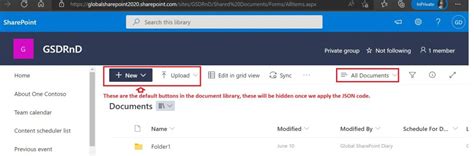 How To Hide Add New Item In Sharepoint List Using Json Sharepoint List Hide Command Bar