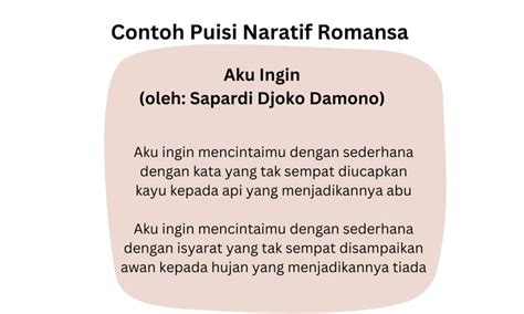 15 Contoh Puisi Naratif Singkat Bahasa Indonesia Beserta Pengertiannya