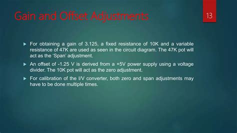 analog signal conditioning ppt