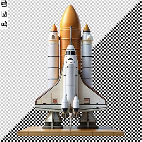 Premium Psd A Spaceship Model