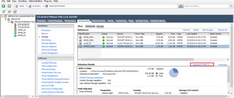 Upgrade Vmfs3 Datastore To Vmfs5 Datastore Techcrumble
