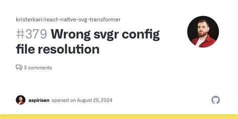 Wrong Svgr Config File Resolution Issue Kristerkari React Native Svg Transformer GitHub