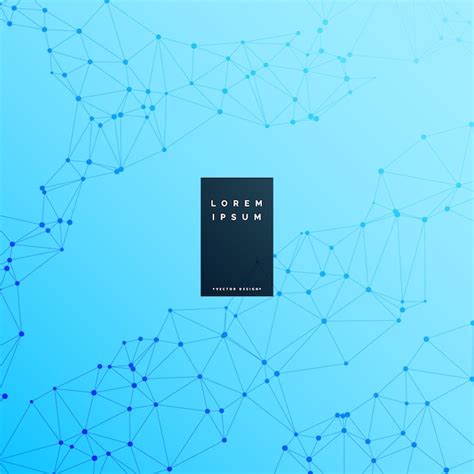 블루 디지털 와이어 프레임 과학 배경 무료 벡터