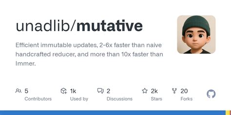 GitHub Unadlib Mutative Efficient Immutable Updates 2 6x Faster