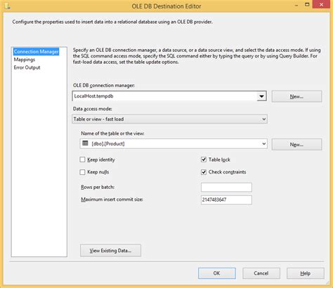 Dineshs Blog Being Compiled Ssis Ole Db Destination Sends