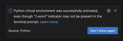 Python Can T Automatically Activate Virtual Environment In Vscode Stack Overflow
