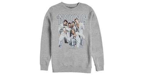 Mens Nsync Iconic Suits Adult Sweatshirt