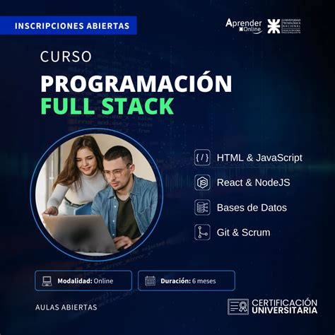 Curso De Programación Full Stack Utnfrrq