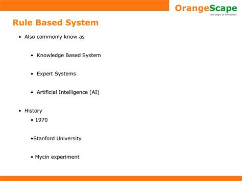 Rule Based System Ppt