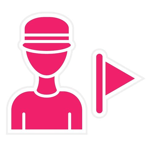 Dise O Vectorial De Estilo De Icono De Visita Guiada Vector Premium