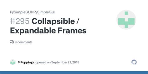 Collapsible Expandable Frames Issue Pysimplegui Pysimplegui Github