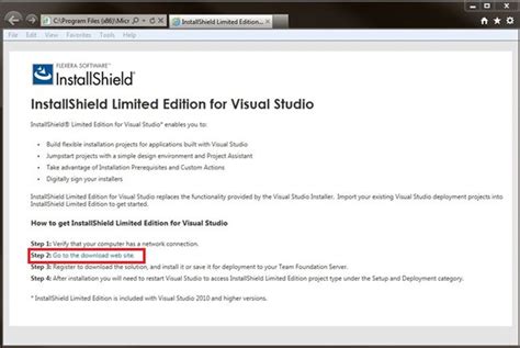 Simple Steps To Create Setup File Using Installshield Le From Vs 2012
