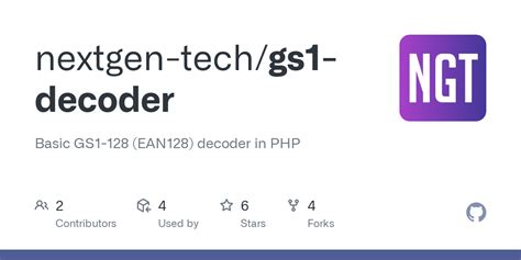Github Nextgen Tech Gs Decoder Basic Gs Ean Decoder In Php