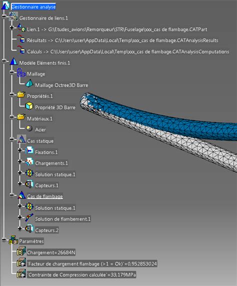 Cv5 Latelier De Calcul Fem Generative Structural Analysis Apprendre La Cao