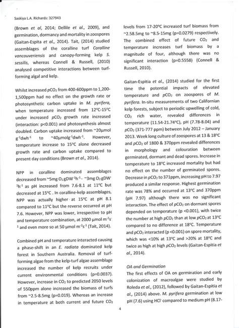 Synergistic Effects Of Ocean Acidification And Nutrient Availability On Kelp Forests Pdf